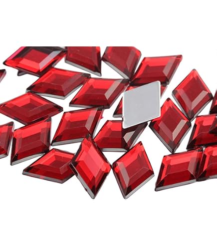 Red Diamond Shaped Gem