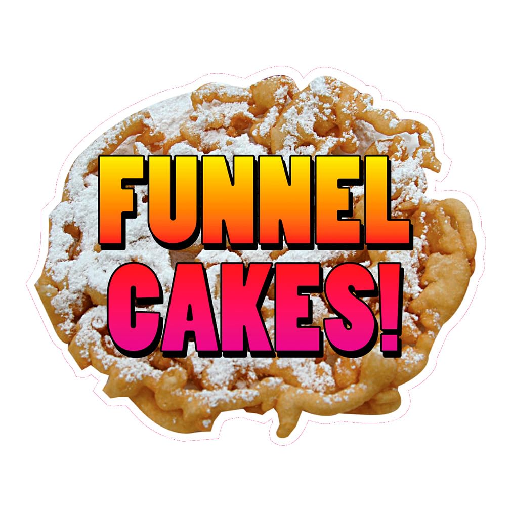 Custom Food Truck Decals Funnel Cakes Food and Beverage Concession ...