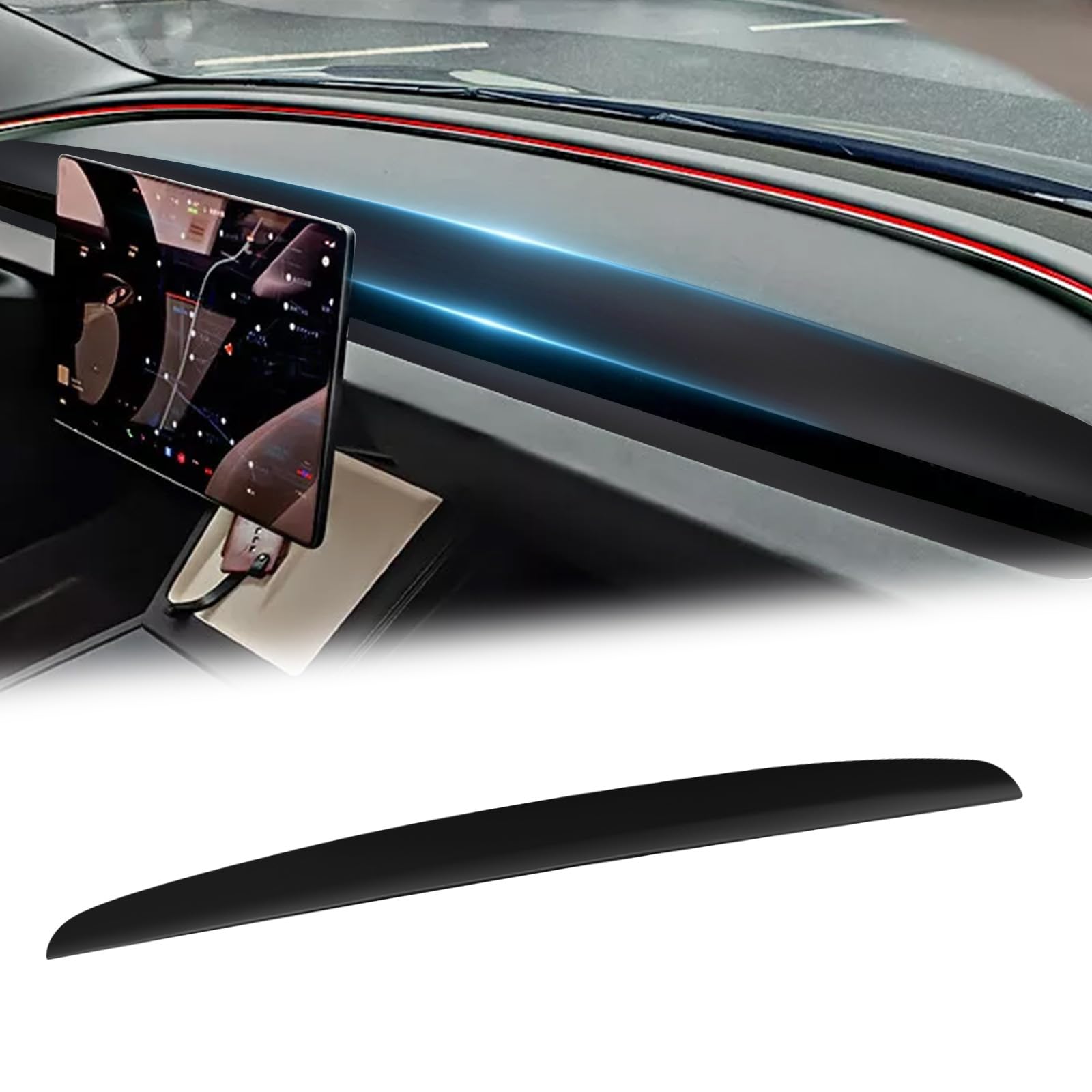 F FINEC Dashboard Cover Trim Panel Compatible with Tesla Model 3 ...