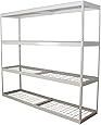 Amazon.com: SafeRacks Garage Shelving - White Bolted Shelving Rack ...