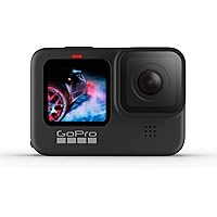 GoPro HERO9 Black - Cámara de acción impermeable con visualización LCD frontal y pantallas ...