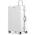 Amazon.com | Nobl Travel Zipperless Check In Suitcase - Aluminum Frame ...