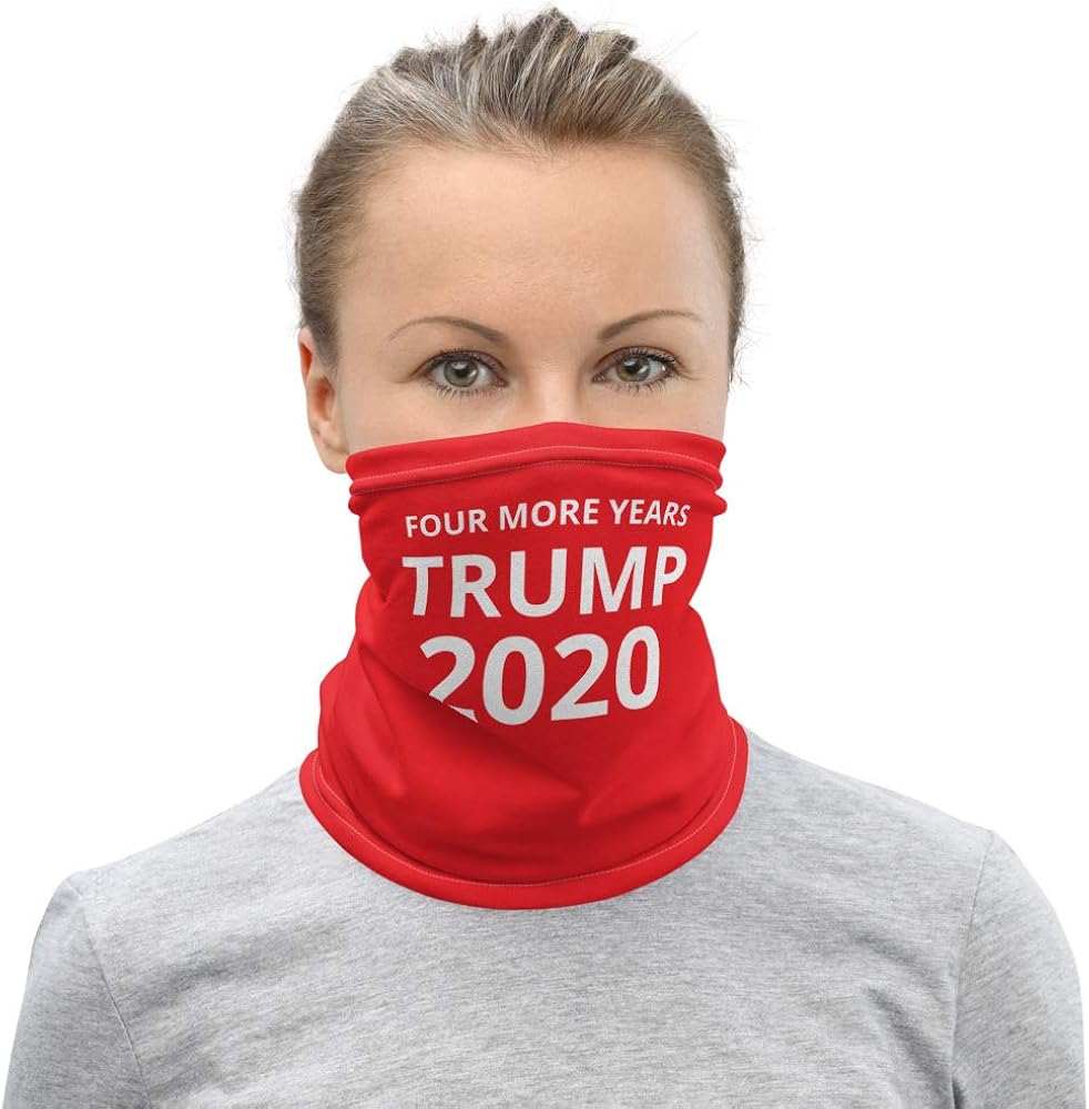 Trump 2020 MAGA Mask/Neck Gaiter at Amazon Women’s Clothing store