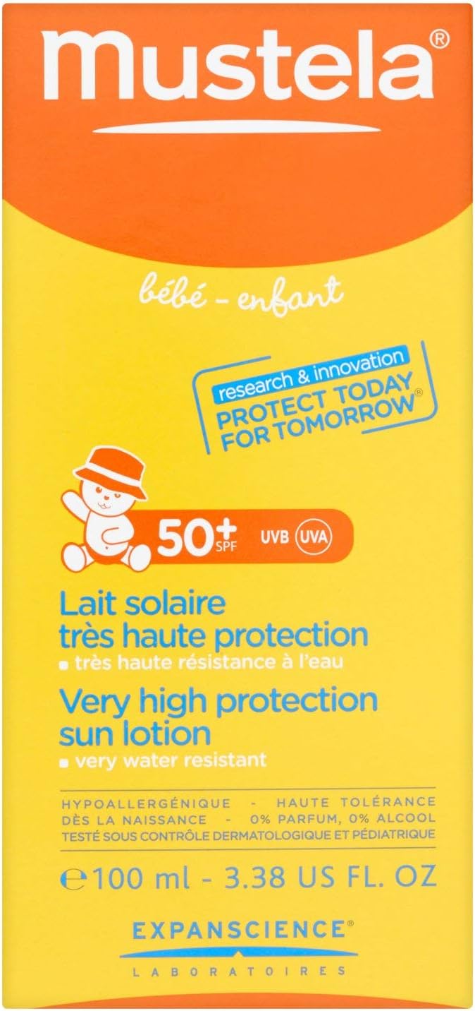 Mustela Very High Protection SPF 50+ Sun Lotion, 100 ml: Amazon.co.uk ...