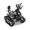 XiaoR GEEK Smart WiFi Robot Kit for Raspberry Pi 5 4B 3B, 4DOF Robotic Arm Track Tank Chassis ...