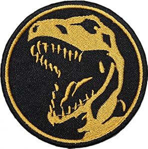 Power Rangers Red Ranger Insignia Badge Embroidered Patch 4" Sew-on or ...