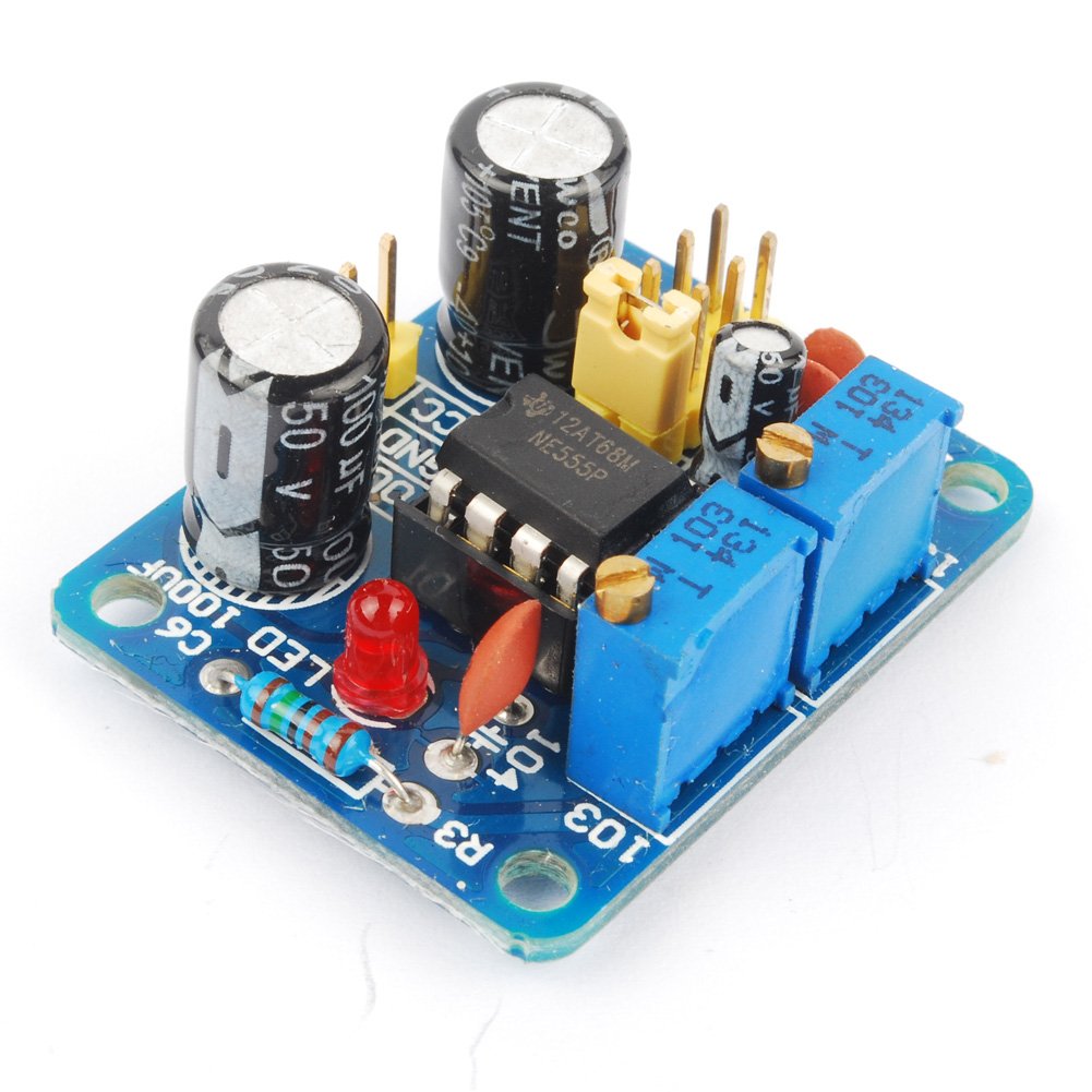 NE555 Signal Generator Square Wave Pulse Frequency Adjustable Module 1 ...