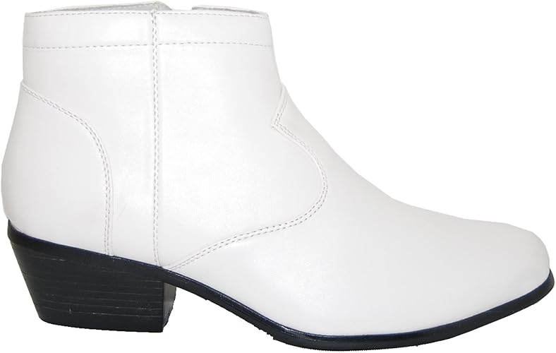 Amazon.com | A Shoe Factory 2 Inch High Cuban Heel Boot, Leather Lined ...