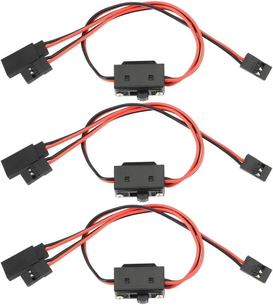 GTIWUNG 3 Pcs Futaba Style 3 Way On/Off Switchs, RC/JR On Off Switchs ...