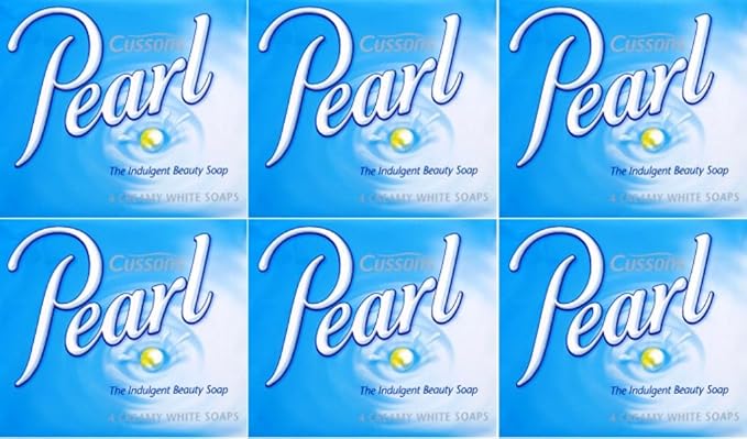Cussons Pearl Soap Bars 4 Pack 100g x 6 Packs: Amazon.co.uk: Beauty