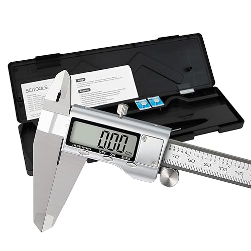SCITOOLS All-Metal Digital Caliper 0-12" Measuring Tool, Micrometer ...