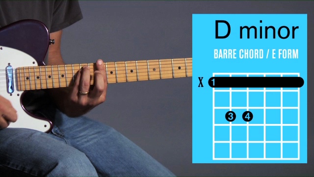 Watch How to Play a D Minor Barre Chord on Guitar on Amazon Live