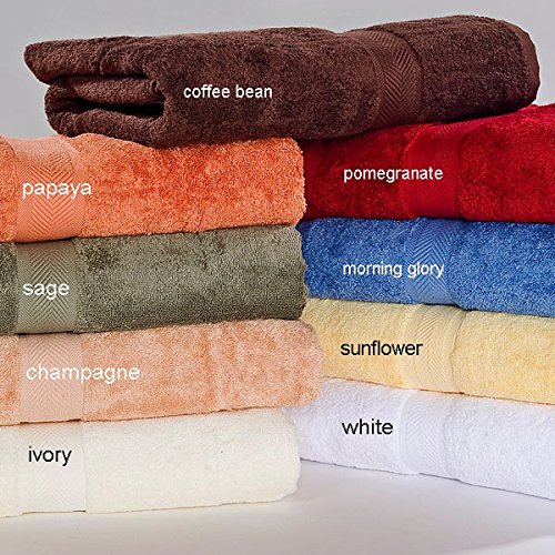 Amazon.com: Calcot Supima Cotton Towels, Color: Champagne (Set of 6 ...
