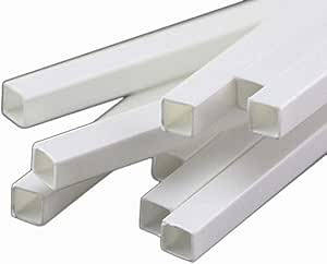 Amazon.com: 10x ABS Styrene Plastic Rectangular Square Tube Model ...