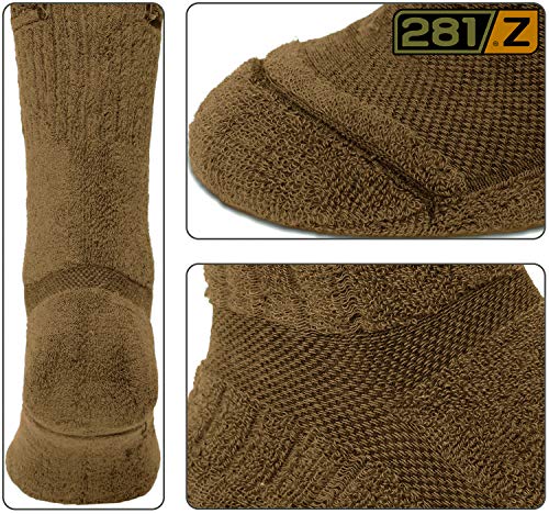 281Z Military Boot Socks - Tactical Trekking Hiking - Outdoor Athletic ...