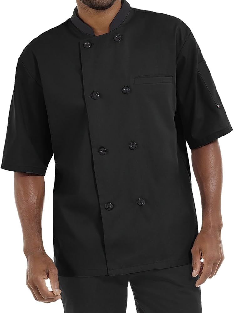 Men's Lightweight Short Sleeve Chef Coat (S-5X, 3 Colors): Amazon.ca ...