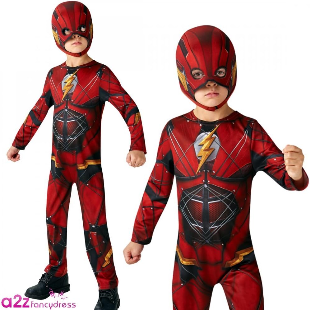 Rubie’s Official DC Justice League The Flash, Children Costume – Age 9 ...