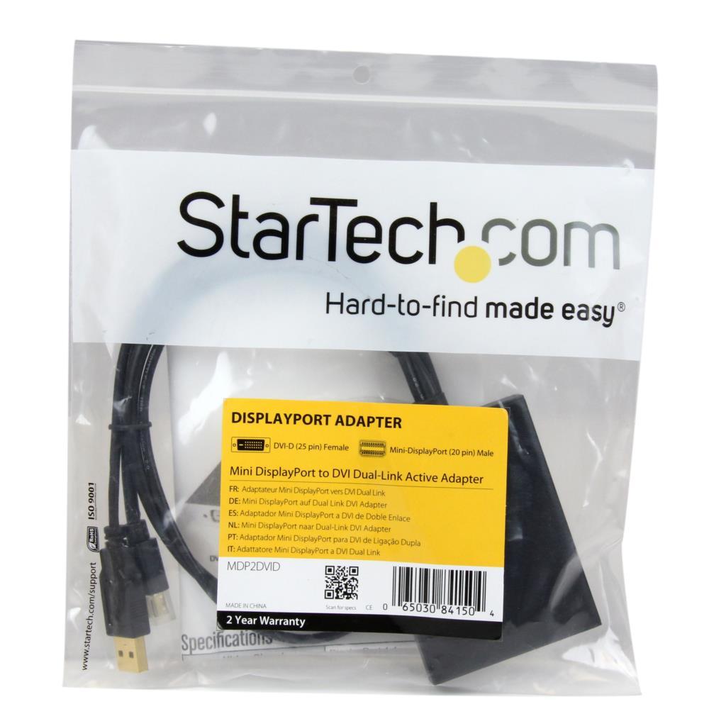 Amazon.com: StarTech.com MDP2DVID Mini DisplayPort to DVI Dual-Link ...
