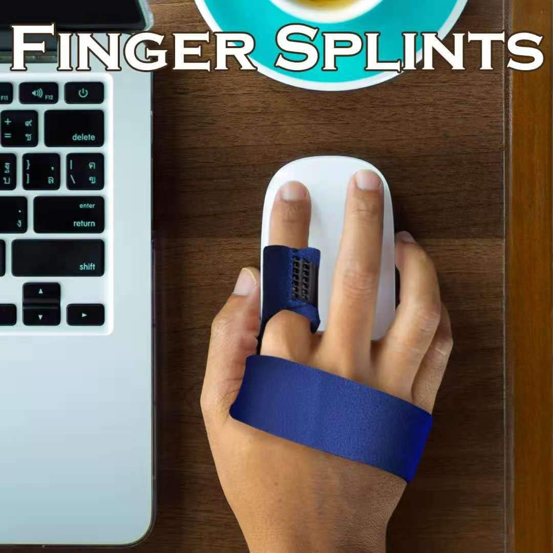 QUACOWW 2 Pieces Finger Splints Trigger Finger Extension Finger Knuckle ...