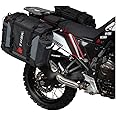 Amazon.com: Tusk Pannier Racks With Olympus Pannier Bags Black/Grey For ...