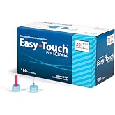 Amazon.com: Easy Touch Insulin Pen Needles, 31G, 5/16-Inch/8mm, Box of ...