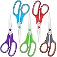 Amazon.com : Scissors Bulk Set of 5-Pack, Niutop 8" Multipurpose Sharp ...
