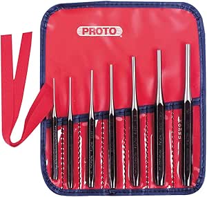 Proto - 7Piece Super-Duty Pin Punch Set (J48007) - Hand Tool Pin Punches - Amazon.com