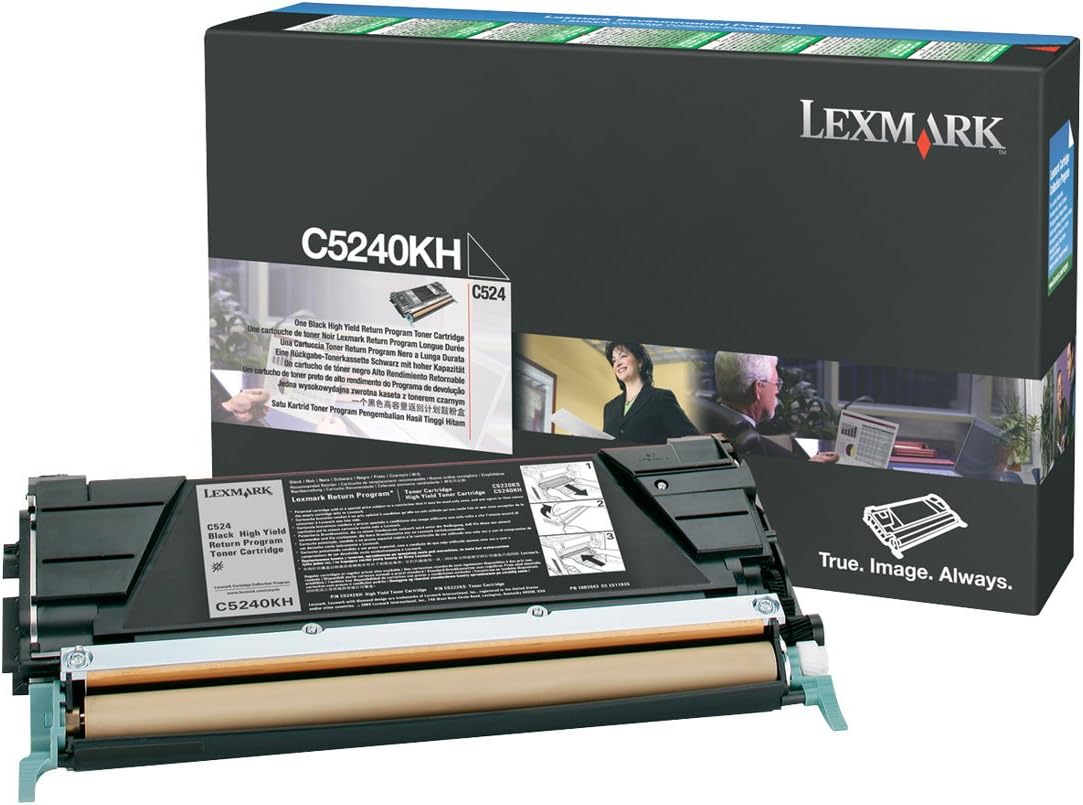 Lexmark Black High Yield Return Program Toner Cartridge -Black -Laser ...