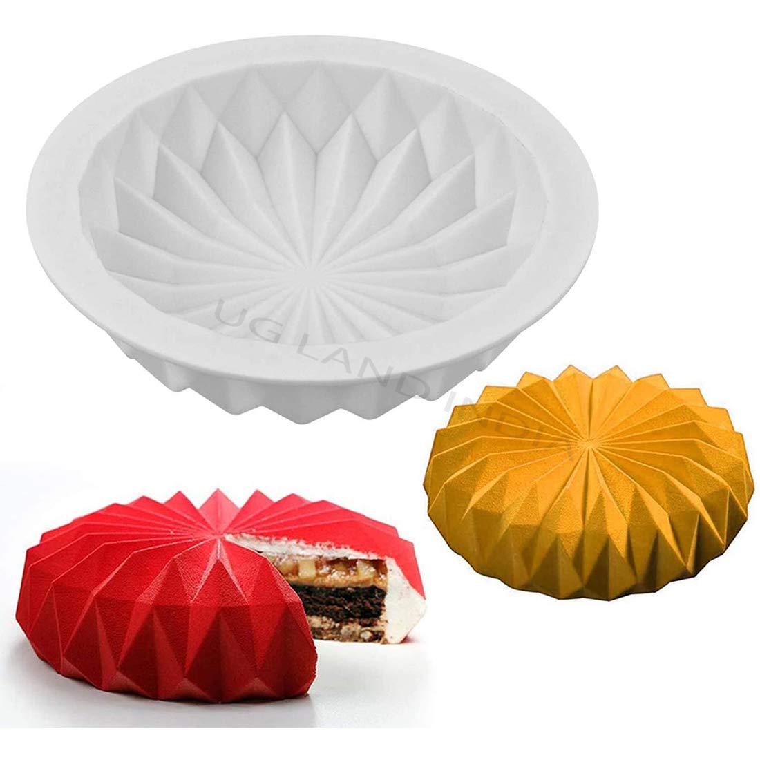 Buy UG LAND INDIA Origami Silicone Cake Mold for Baking, Silicone ...