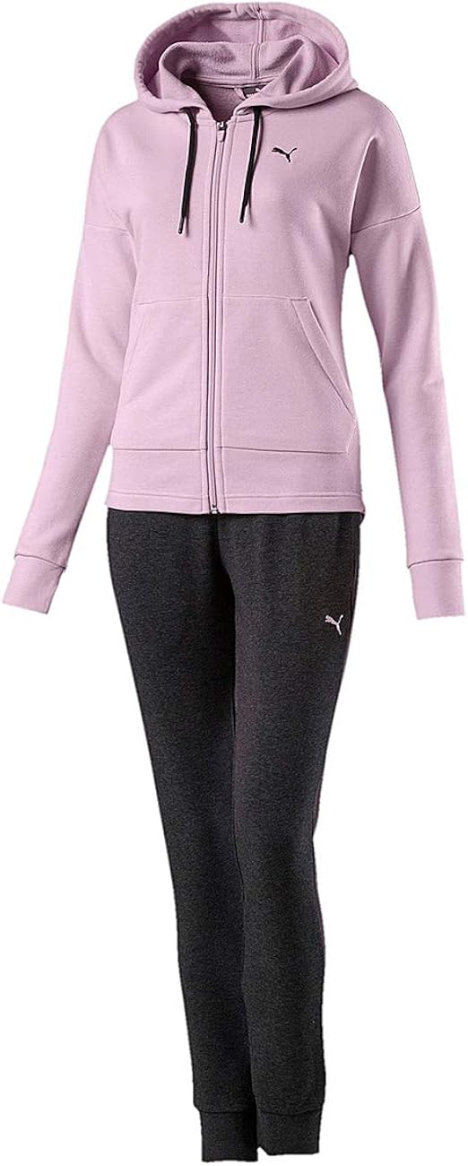PUMA Women's Classic Hd Cl Tracksuit, Winsome Orchid/DGH, XL : Amazon ...