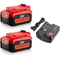 Amazon.com: Bakipante 2Pack 20V 6.0Ah Lithium Battery and Charger Replacement for Craftsman 20V ...