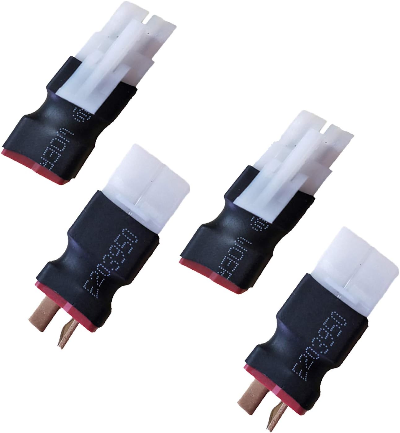 Boladge 2pcs Tamiya Plug Male Connector to Deans T Plug Female ...