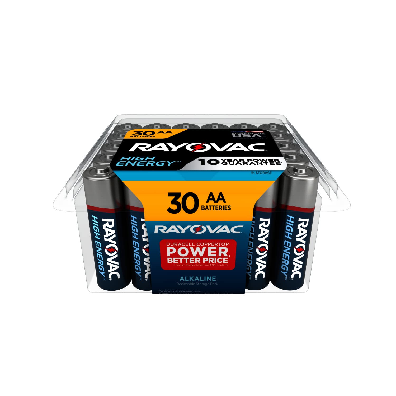 Mua Rayovac AA Batteries, Double A Battery Alkaline, 30 Count trên ...