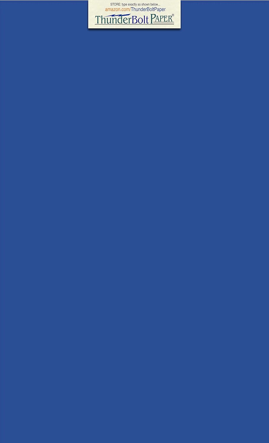 Amazon.com : 100 Bright Royal Blue 65# Cardstock Paper 8.5" X 14" (8 ...