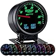 Amazon.com: GlowShift 3in1 Analog 35 PSI Boost Gauge Kit with Digital ...