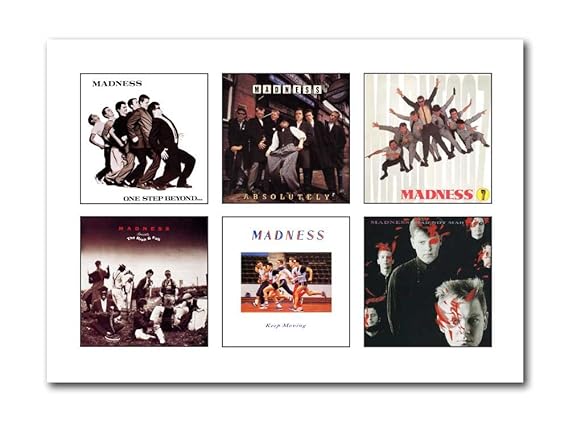 MADNESS Albums Limited Edition Art Print Poster: Amazon.co.uk: Kitchen ...