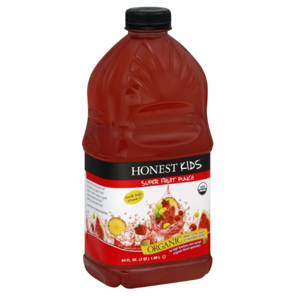 Amazon.com : Honest Tea Honest Kids Super Fruit Punch, 64-Ounce (Pack ...