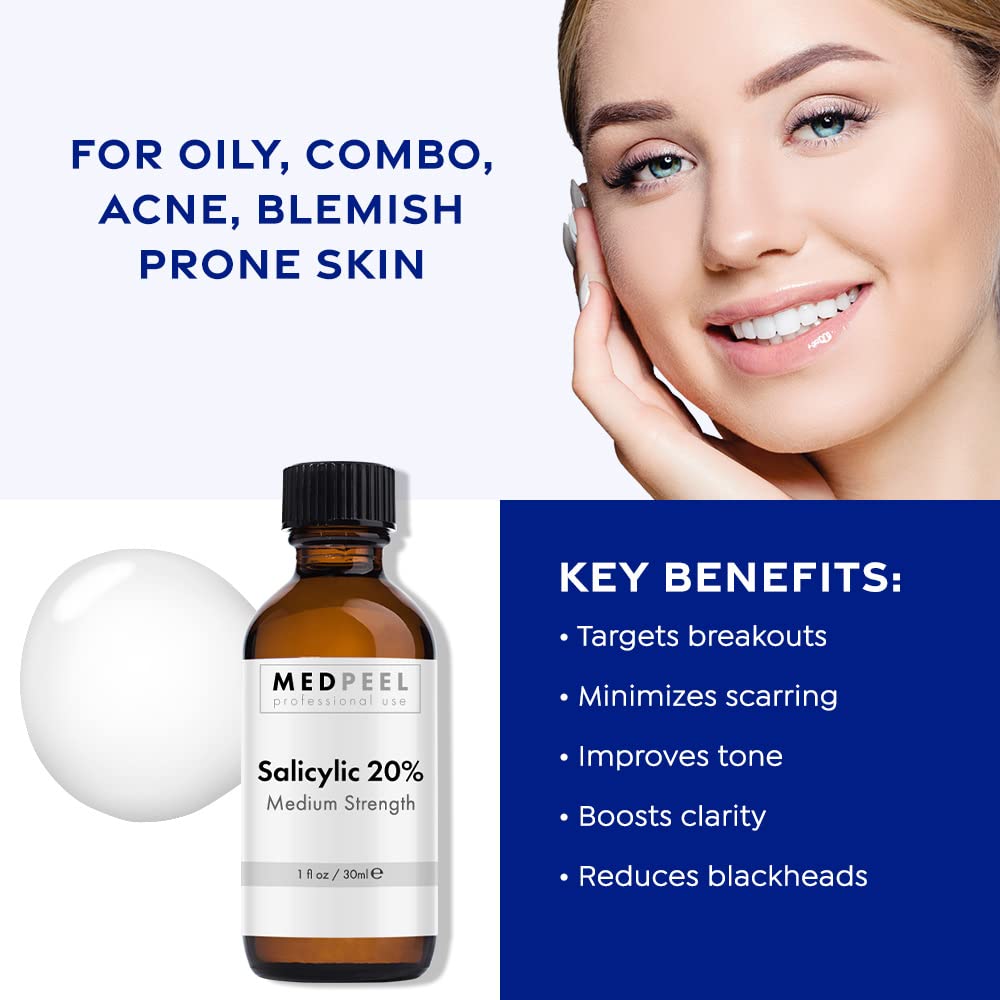 Mua MedPeel Salicylic Acid 20% Essential Peel Kit, Includes Peel, Prep ...