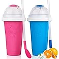 Amazon.com: Slushy cup 2Pcs Slushie MakerCup,Frozen Magic Slushy Cup ...