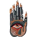 Amazon.com: Good Luck I Love You Hand Sign and All Seeing Eyes Patch ...