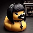 Amazon.com: MonyPlay Punk Duck Figurines Gothic Duck Resin Statues Dark ...