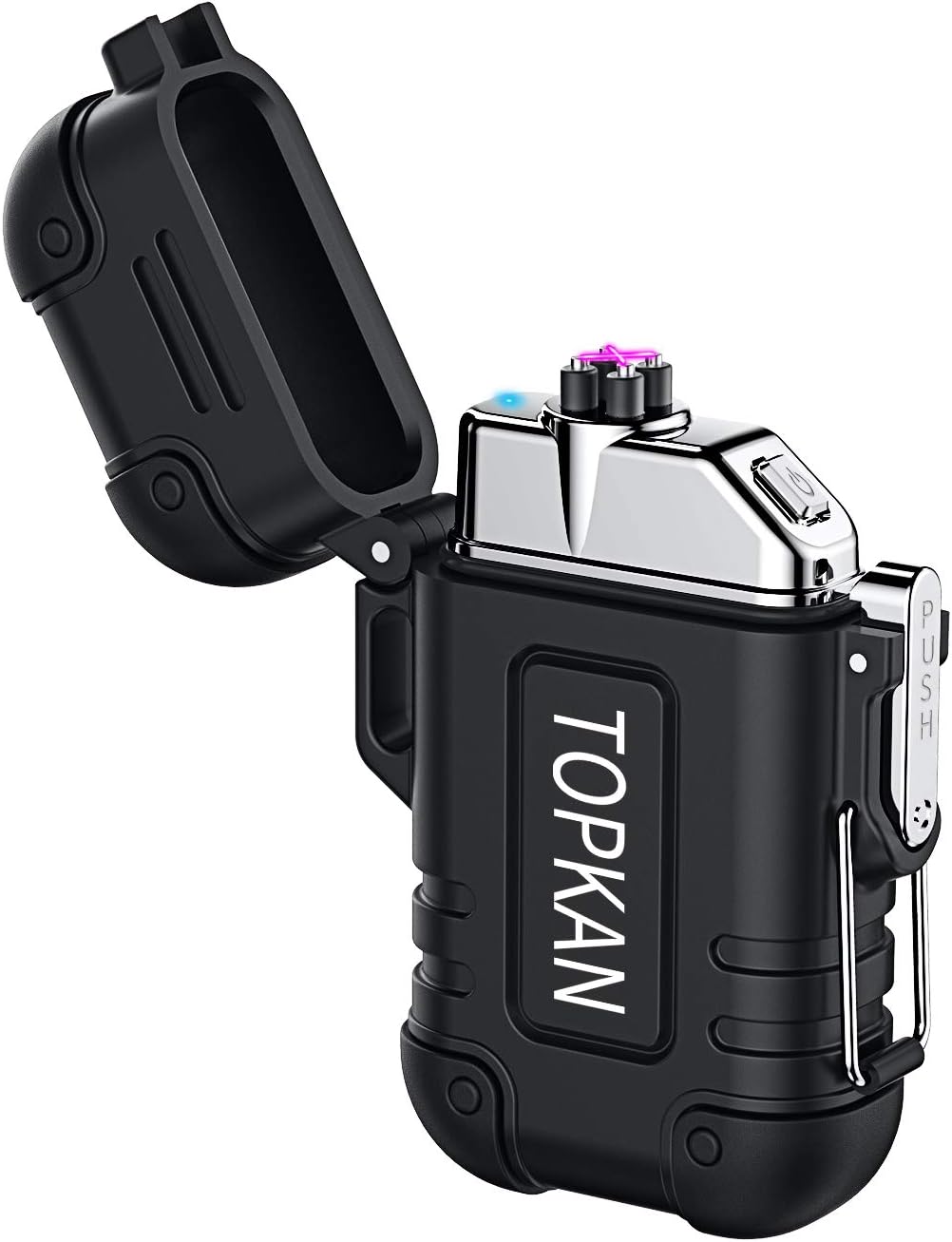 Electric Lighter, Waterproof Lighter, Windproof USB Rechargeable ...