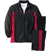 KingSize Men's Big & Tall Colorblock Velour Tracksuit at Amazon Men’s ...