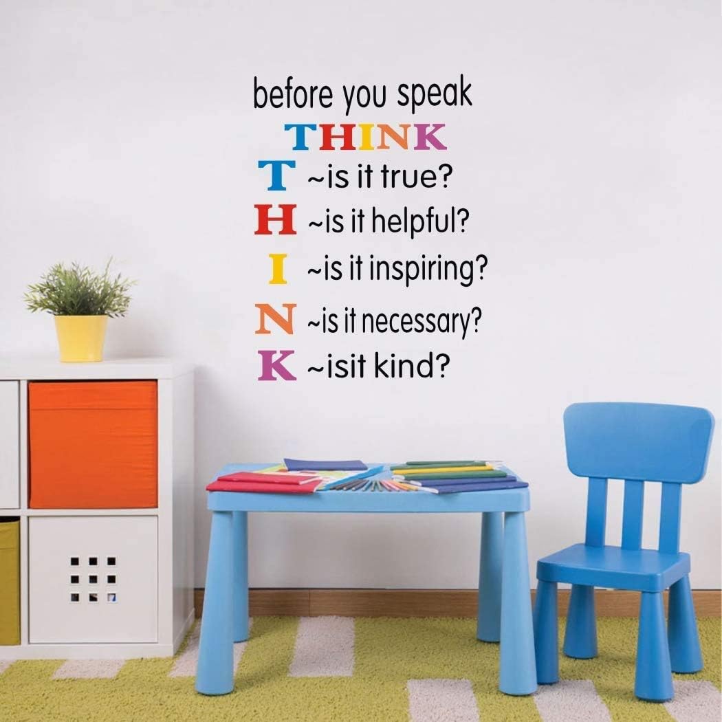 Colorful Inspirational Quotes Wall Decal,Motivational Words Wall ...