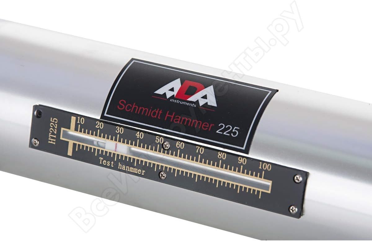 ADA Concrete Rebound Test Hammer Sclerometer Resiliometer Meter Tool ...