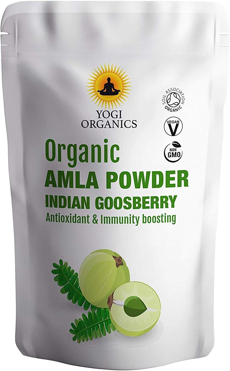 Yogi Organics Organic Amla Powder 500g - Indian Gooseberry: Amazon.co ...