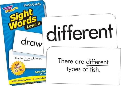 Trend Enterprises: Sight Words Level 3 Skill Drill Flash Cards, Dolch ...