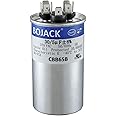 BOJACK 30+5uF 30/5MFD ±6% 370V CBB65 Dual Run Circular Start Capacitor for AC Motor Run or Fan ...
