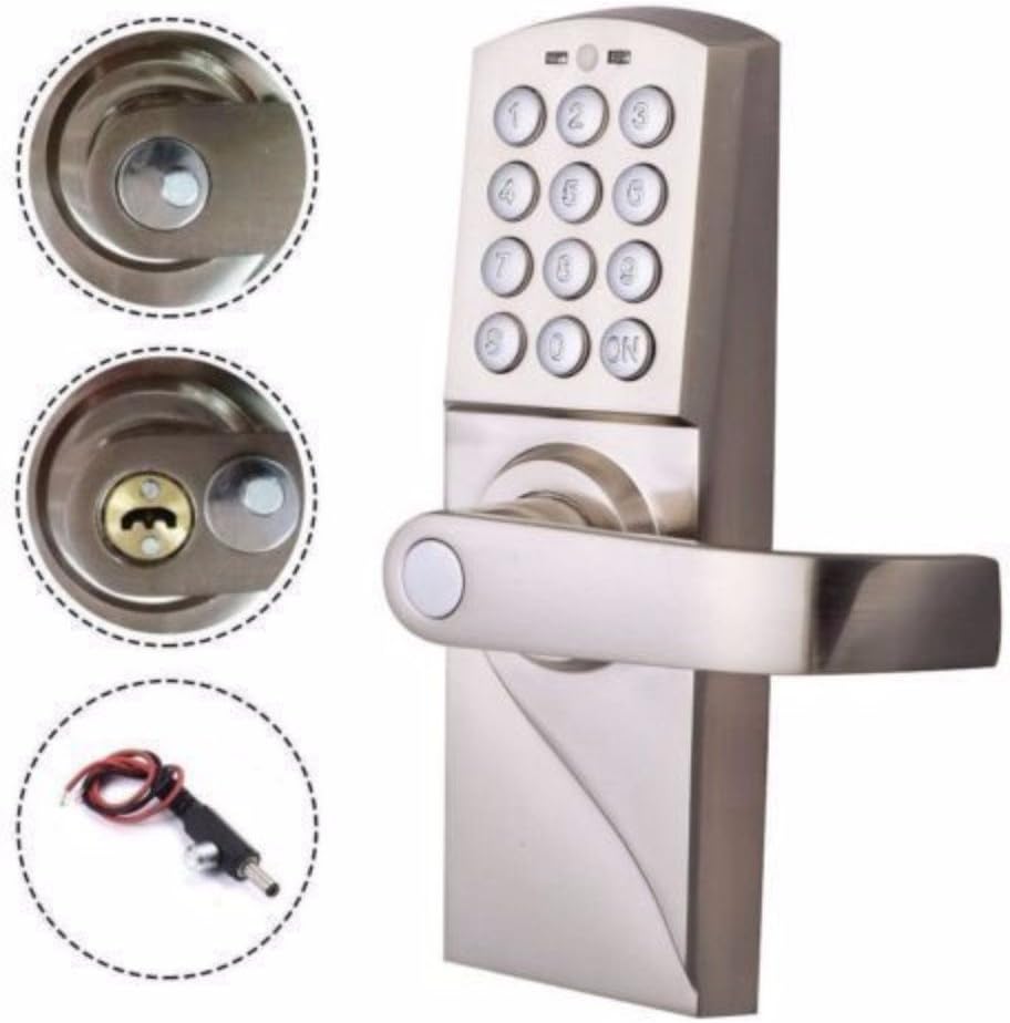 Amazon.com : Digital Electronic/Code Keyless Keypad Security Entry Door ...