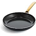 Amazon.com: Blue Diamond Gold 10" Frying Pan Skillet, Ceramic Nonstick ...